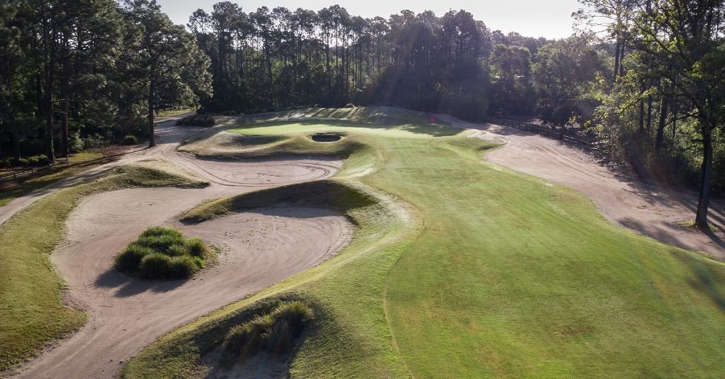 Founders Club - A blend of subtle mounding and natural sandy areas