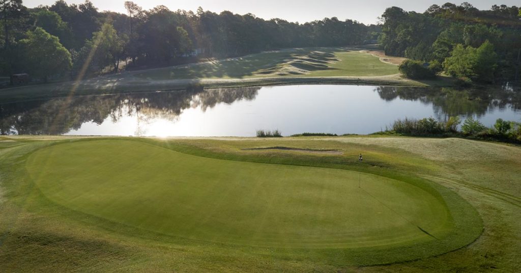 Founders Club - A blend of subtle mounding and natural sandy areas