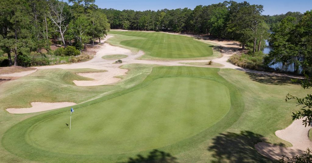 Founders Club - A blend of subtle mounding and natural sandy areas