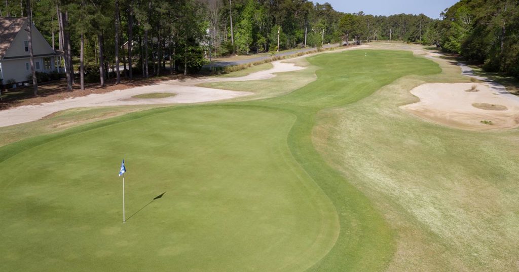 Founders Club - A blend of subtle mounding and natural sandy areas